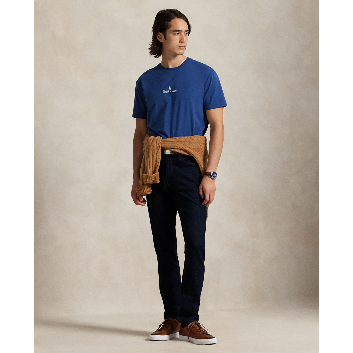 RALPH LAUREN classic fit logo jersey t-shirt